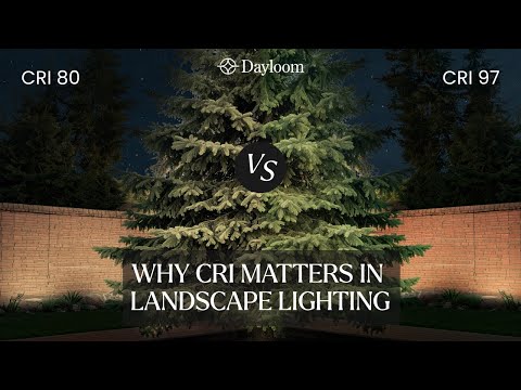 What Is CRI ? Why Color Accuracy Matters in Landscape Lighting | Dayloom Designs