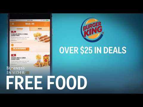 These fast food apps give you free food and discounts just for signing up