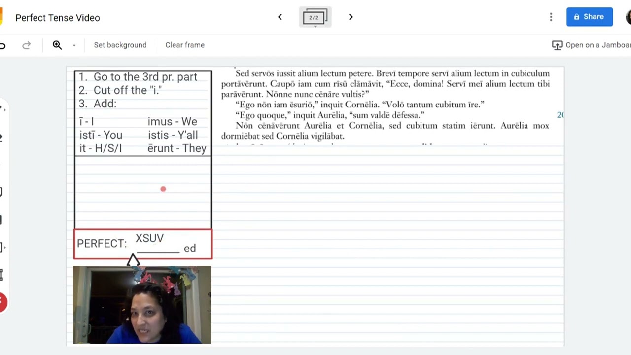 Verb Flip Chart  Perfect Tense