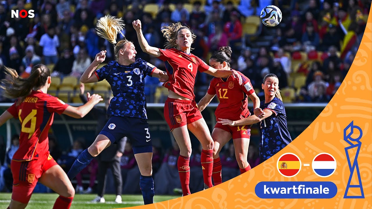 Samenvatting Oranje Leeuwinnen: Spanje in kwartfinale na verlenging te sterk