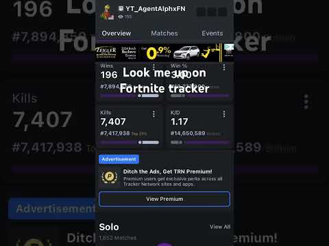 Look me up on Fortnite tracker to see my stats #fortnite