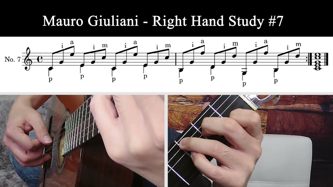 Mauro Giuliani Right Hand Study #7