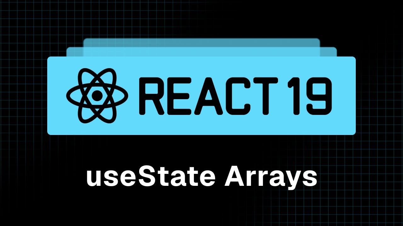 React 19 Tutorial - 25 - useState with Arrays