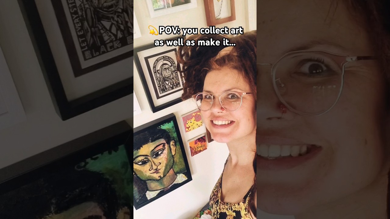 ❓️Do you buy art? I do AND I make it (more in description)😊#art #pov #gallery #gallerywall #interior