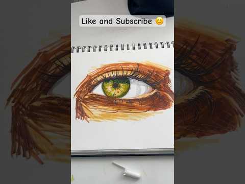 ASMR/Calm Drawing ✍️ (eye) #art #artdrawing #sketch #drawing #artist #calm #asmr #eyes #draw
