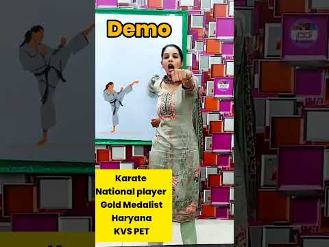 Kvs PE Teacher Demo #shorts | Physical Education teacher interview demo on karate