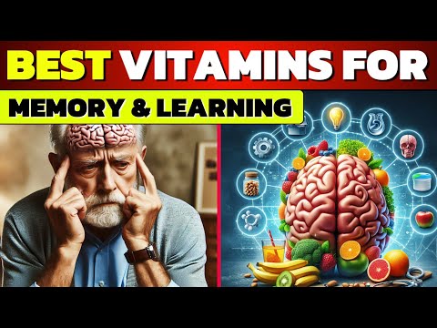 Best vitamins for brain health | Nutrients to Improve memory and learning