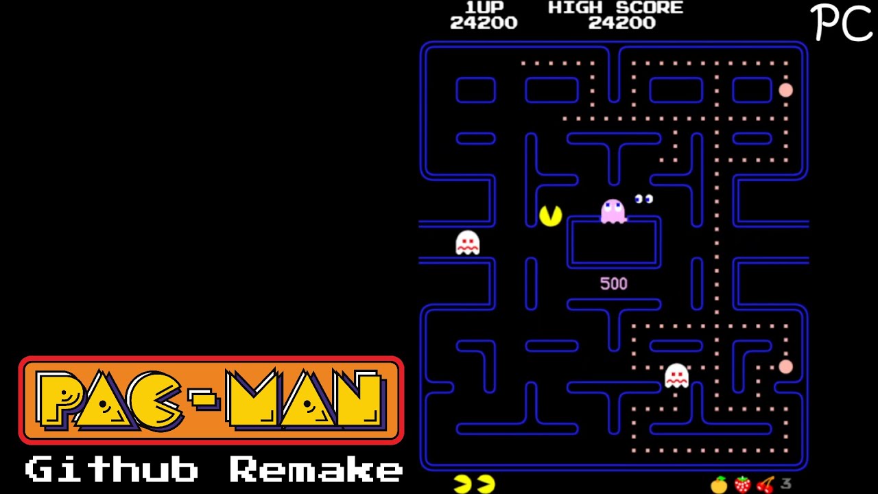Pac-Man [Github Remake - Fanmade] - PC Gameplay