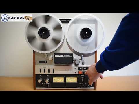 Teac A 6300 AutoReverse 4Track Stereo Tape Recorder Video 01 - For sale at www.variousstorenl.com