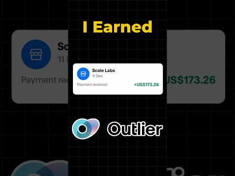 Outlier AI - 1 Weeks Earnings #aitraining #OutlierAI