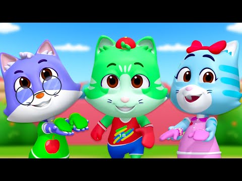 Three Little Kittens Lost Their Mittens - Nursery Rhyme & Children Song