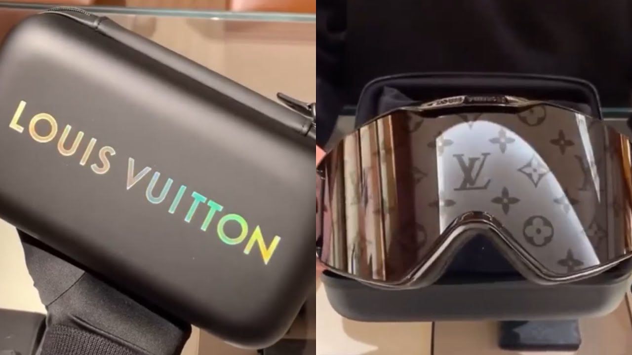 First Look At Louis Vuitton Monogram Ski Goggles