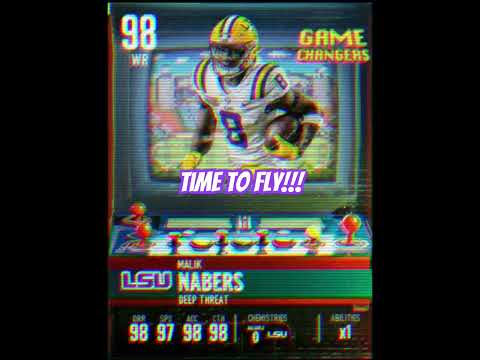 WR Malik Nabers Gamechangers!! LSU #cut25 #easportscollegefootball #capcut