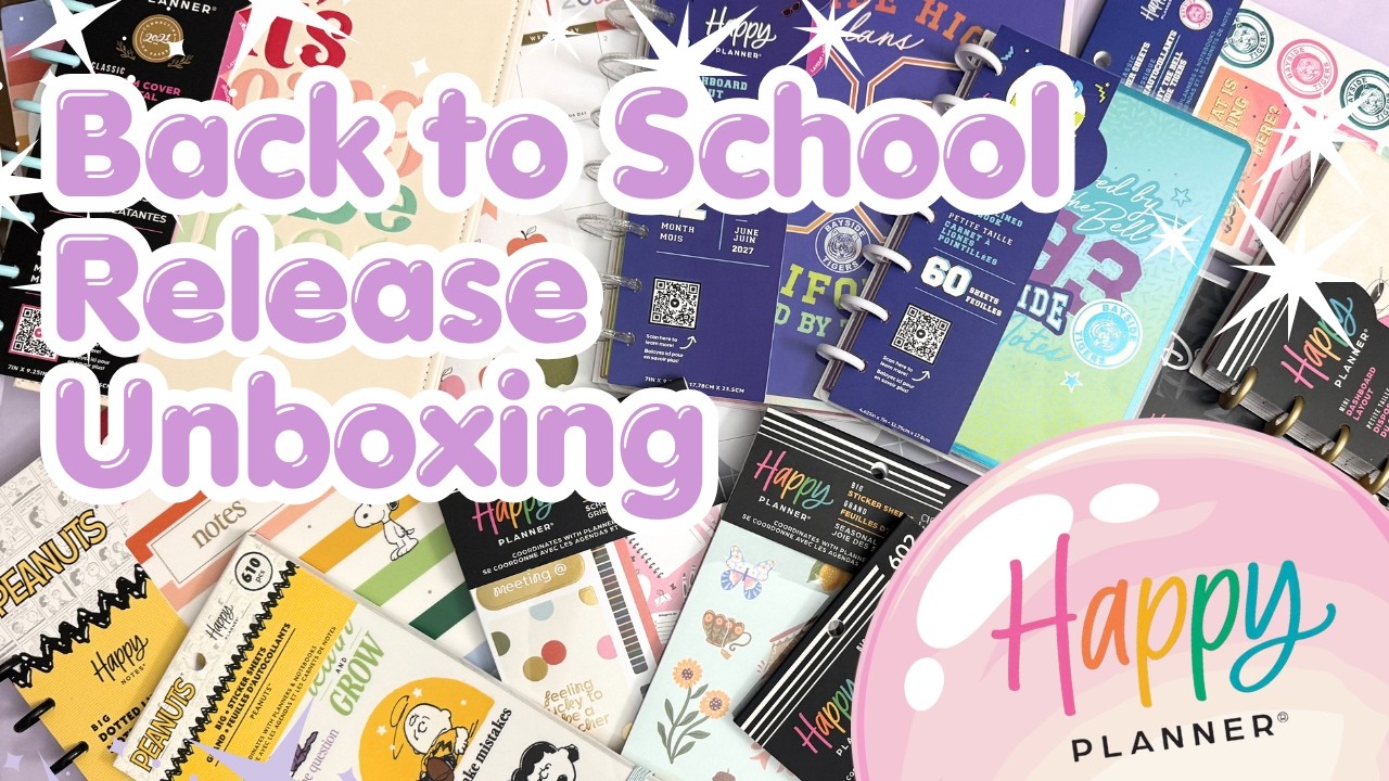 2026 Happy Planner Back to School Unboxing! | New Planners, Sticker Books & Accessories