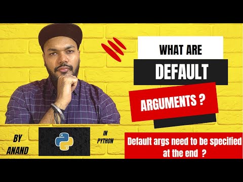 What are Default Arguments in Python ? #python #default