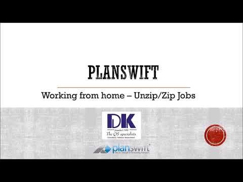 Planswift | Work from Home | Zip & Unzip SwiftJob