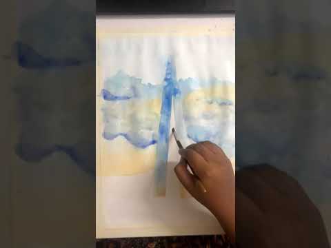 The Shard ,London #watercolor #cityview