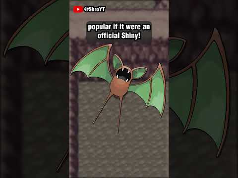 Inverting the Colors of Zubat, Golbat, and Crobat || #shorts #pokemon #shinypokemon