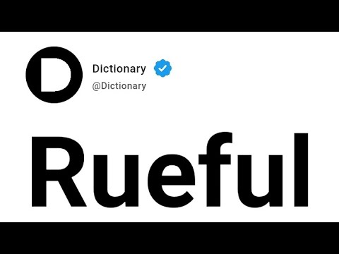 Rueful Meaning In English