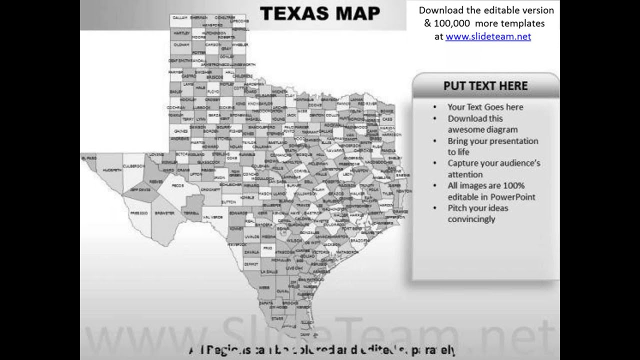 editable usa texas state powerpoint maps