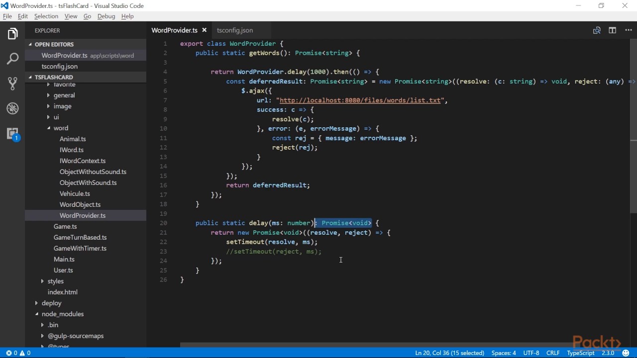 Building Pro Web Apps with TypeScript 2.x : Asynchronous Code | packtpub.com