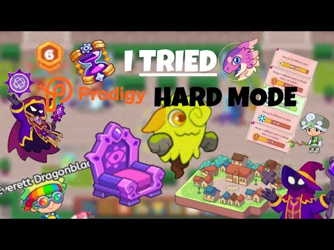 I Tried The NEW Hard Mode Update | Prodigy Math Game