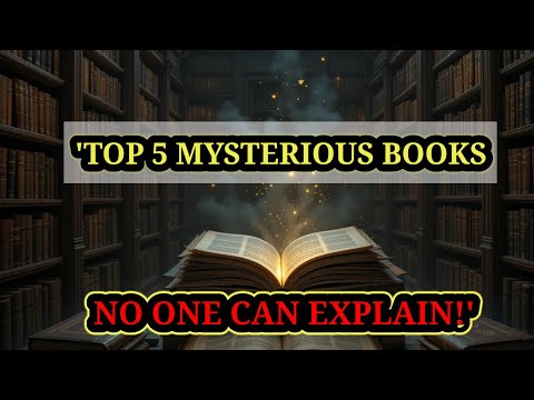 'TOP 5 MYSTERIOUS BOOKS NO ONE CAN EXPLAIN!' #UnexplainedMysteries #UnsolvedMysteries