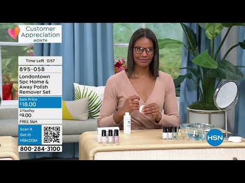 Londontown 5piece Home and Away Nail Polish Remover Set