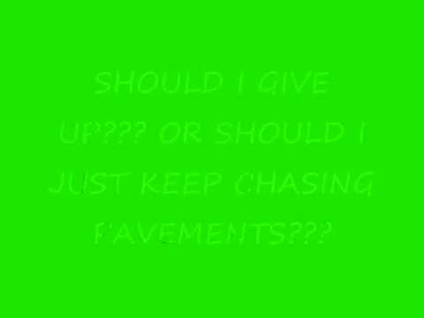 chasing pavements lyrics