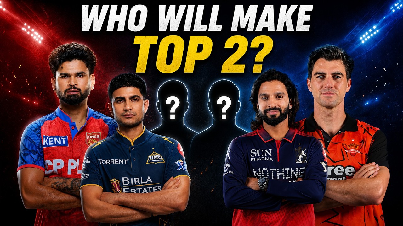 #GT, #SRH, #PBKS or #RCB - who will make Top 2?