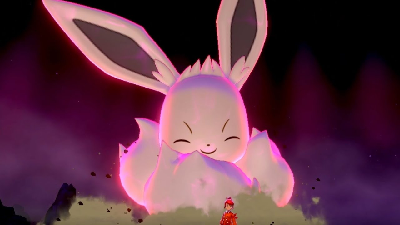 Gigantamax Eevee Just Sounds Like it's in Pain