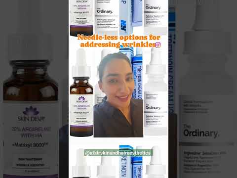 Needle-less options to address Wrinkles