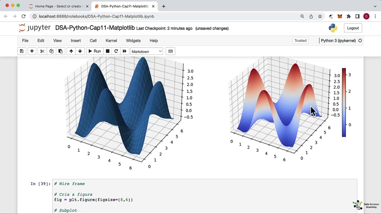 3D graphics with Matplotlib in Python
