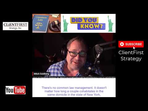 Does New York have COMMON LAW MARRIAGE?