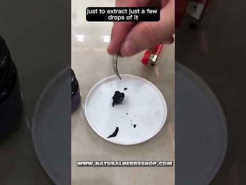 How to test Shilajit traditionally at Home. Natural Herbs Shop #Shilajit #shilajittest