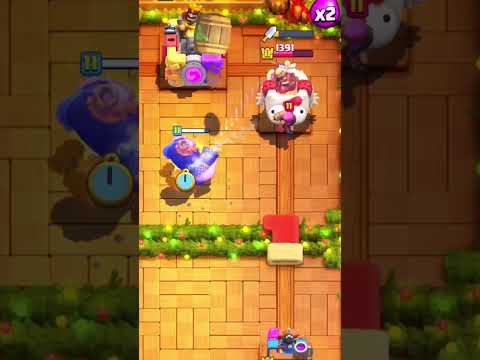 1HP😢 VS 2HP🤡 Height Of BadLuck GoblinBarrel With Skeleton Barrel Defeates Evo Royal Giant Deck