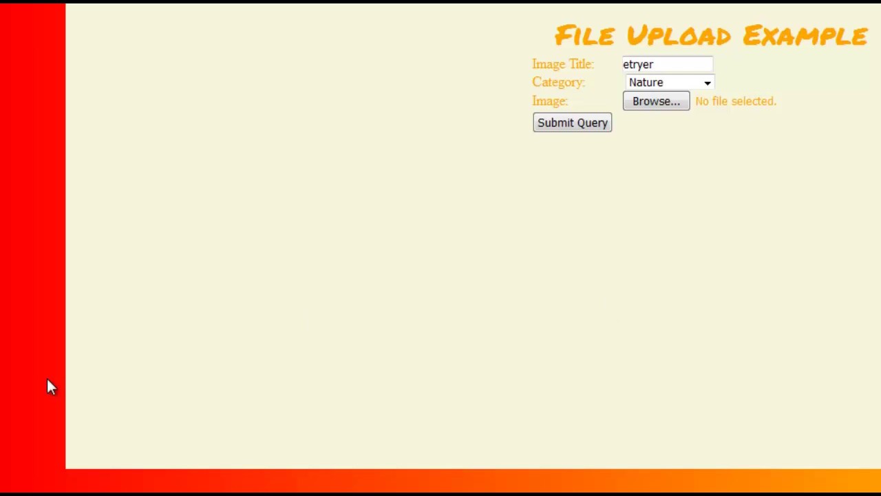 How to Create a Form to Upload a File in PHP - File Upload Pt 1