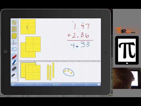 PiPad Mathematics: iPad Number Pieces app used to teach Adding and Subtracting Decimals