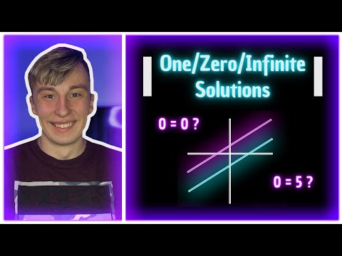 One Solution, No Solution, & Infinite Solutions || Systems of Equations (Algebra 1)