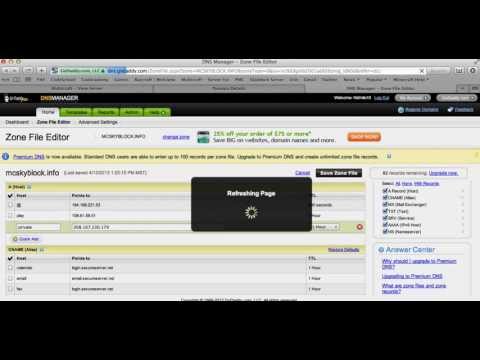 How to forward a subdomain to your minecraft server