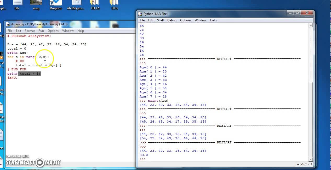 Python: Data Structures - Arrays