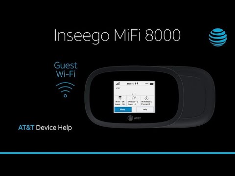 Learn How to use on Guest Wifi Your Inseego MiFi 8000 | AT&T Wireless