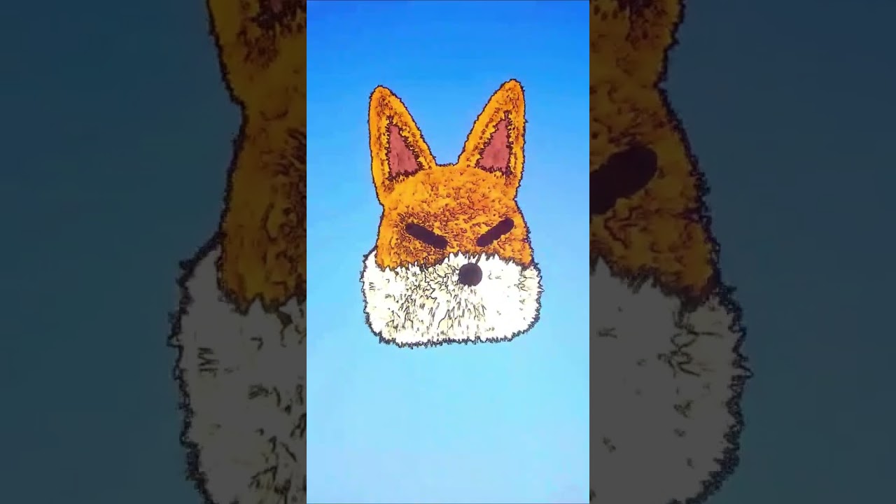 Interesting New Use For A Grass Shader? 🦊 #shorts #gamedev