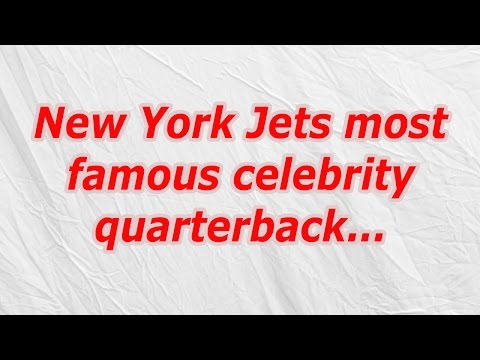 New York Jets most famous celebrity quarterback (CodyCross Crossword Answer)