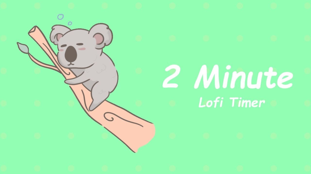 Aesthetic Timer Koala - 2 Minutes