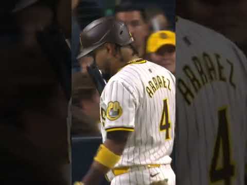 Luis Arraez strikes out after 141 PA 😮 #padres #MLB #LuisArraez #SanDiego #strikeout