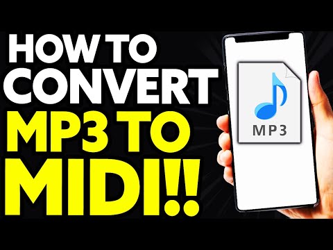 How To Convert MP3 to MIDI on Android (EASY)