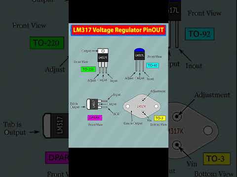 LM317 Voltage Regulator PinOUT