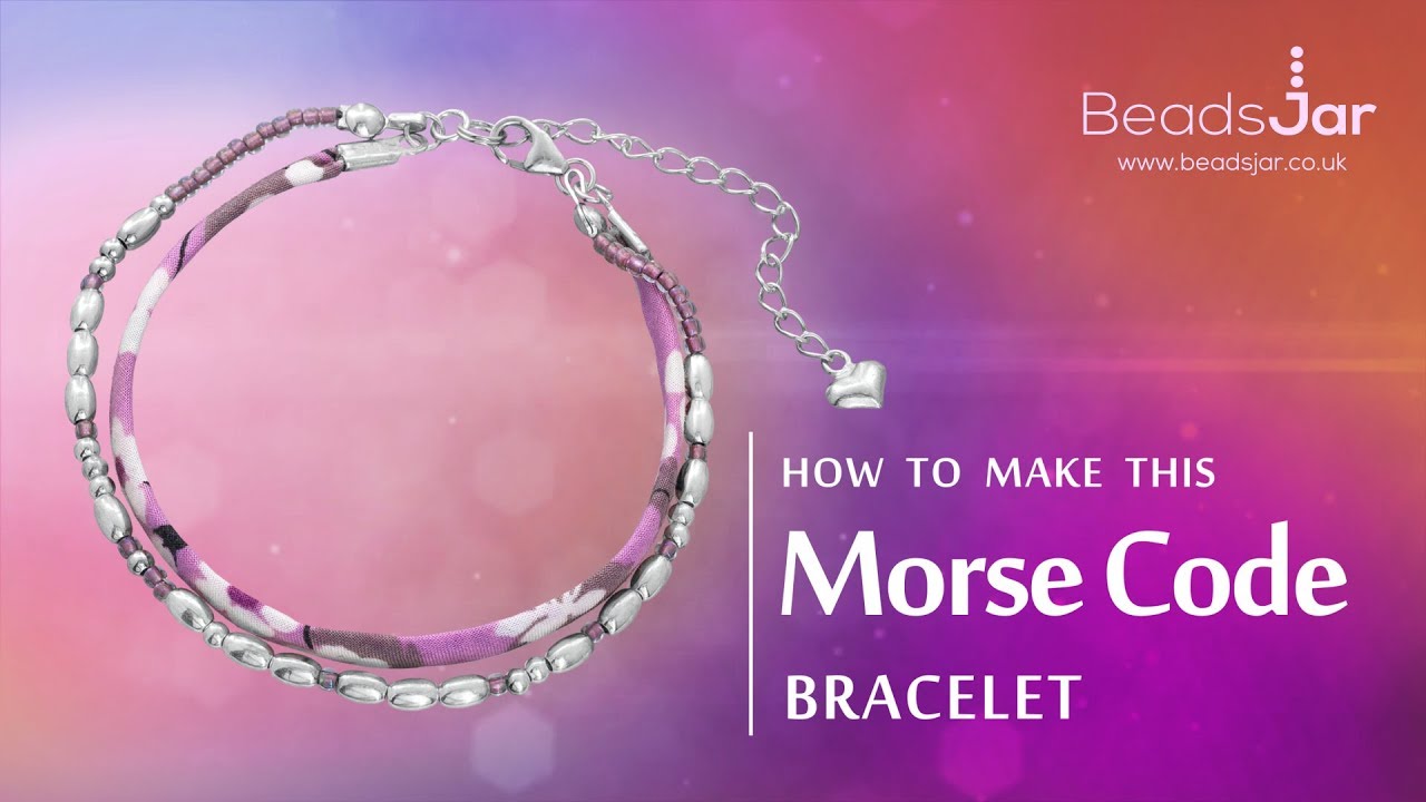 How to make this Morse Code bracelet | Simple Bracelet tutorial