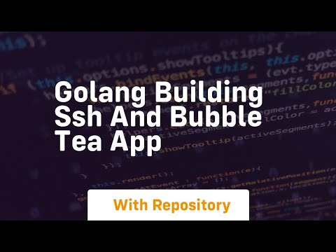 golang building ssh and bubble tea app